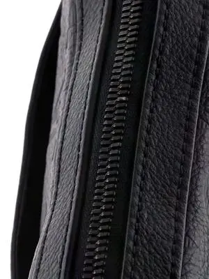 LOUIS VUITTON Trio Messenger Bag Monogram Shadow Leather - Black