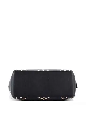 LOUIS VUITTON Petit Palais Handbag Bicolor Monogram Empreinte Giant Satchel - Black