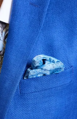 Robert Graham Rempston Linen Sport Coat - Cobalt