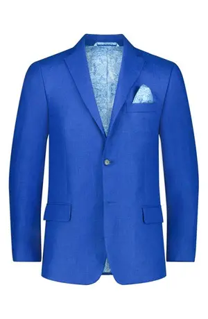 Robert Graham Rempston Linen Sport Coat - Cobalt