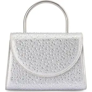 Olga Berg Silver Tone Mini Bags