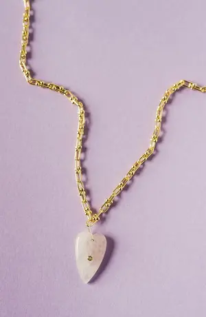 MACRAE & CO. Heart Of Stone Pendant Necklace