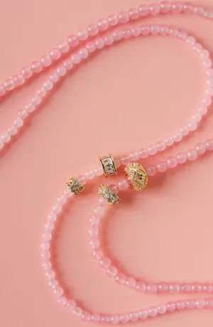 MACRAE & CO. Ann Set Of 3 Necklaces - Pink