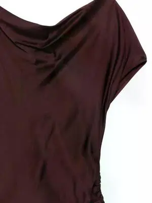 Liu Jo Draped-detail Midi Dress