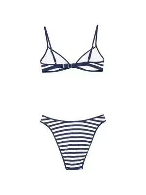 Polo Ralph Lauren Striped Bikini - Blue