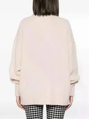N°21 Crystal-embellished Spread-collar Sweater