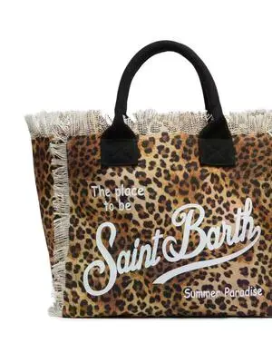 MC2 SAINT BARTH Vanity Fringe Tote Bag - Neutrals