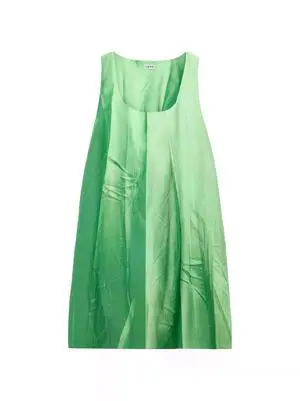 Loewe Trompe L'oeil Sleeveless Dress - Green