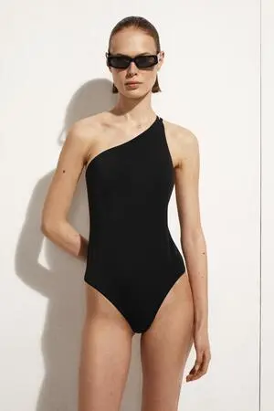 Cos Asymmetric Double-faced Swimsuit