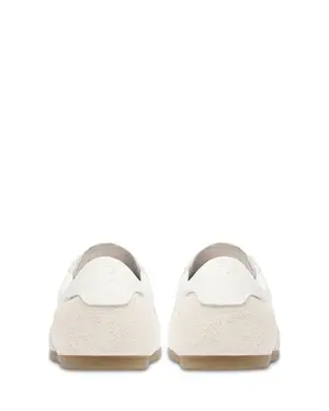 REPRESENT Low Pro Leather Suede Sneakers - White/grey