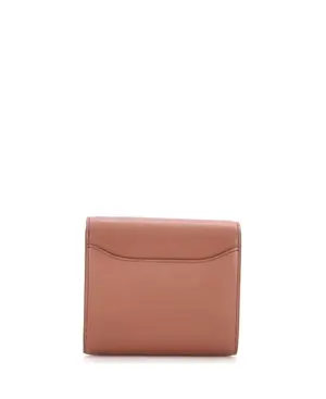 Hermès Compact Constance Wallet Tadelakt - Gray