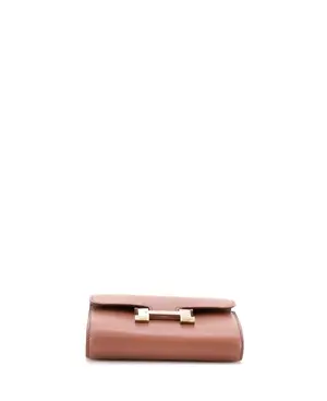 Hermès Compact Constance Wallet Tadelakt - Gray