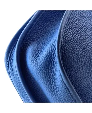 Hermès Gm Evelyne Bag Gen Iii Clemence - Blue