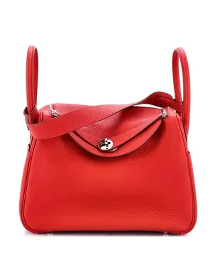 Hermès 30 Lindy Bag Clemence - Red