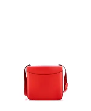Hermès 2002 Evercolor Shoulder Bag - Red