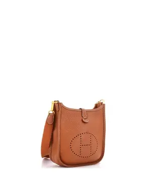 Hermès Tpm Evelyne Bag Gen Iii Clemence - Brown