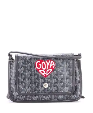 Goyard Plumet Clutch Wallet Printed Coated Canvas Gray