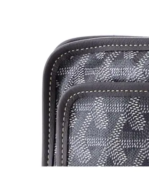 Goyard Plumet Clutch Wallet Printed Coated Canvas - Gray