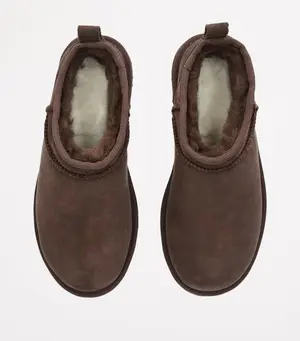 UGG Suede Classic Ultra Mini Boots - Brown