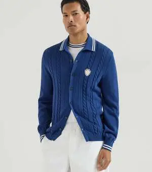 Brunello Cucinelli Cotton Cable-knit Cardigan