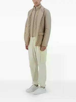 Herno Quilted Single-breasted Blazer