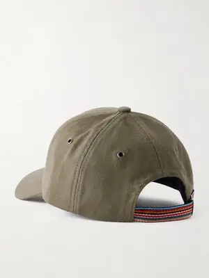 Paul Smith Linen Baseball Cap - Green