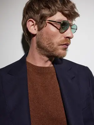 CUTLER AND GROSS 1427 Round-frame Sunglasses