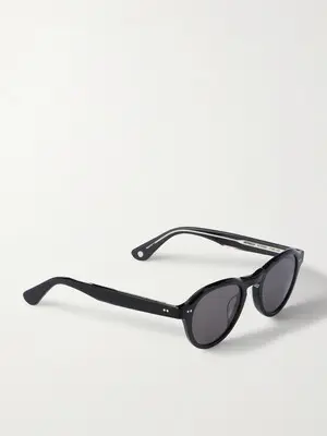 Garrett Leight Mcnally Oval-frame Sunglasses