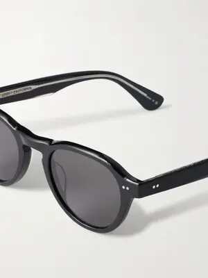 Garrett Leight Mcnally Oval-frame Sunglasses