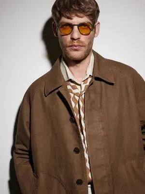 Garrett Leight Temescal Hexagon-frame Sunglasses - Green
