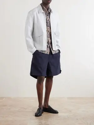 KARDO Ron Button-down Collar Paisley-print Cotton Shirt