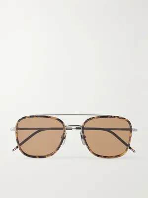 Thom Browne Aviator-style Sunglasses - Silver