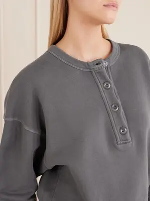 Citizens Of Humanity Cotton-blend Fleece Sweatshirt - Gray