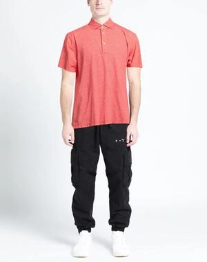 GHIRARDELLI Polo Shirt Light Size Nylon, Elastane - Red