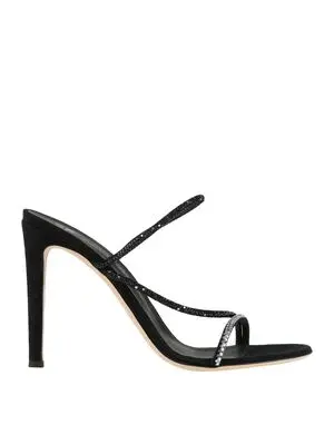 GIUSEPPE ZANOTTI Embellished Suede Stiletto Sandals