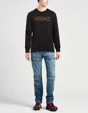 Versace Sweatshirt With Embroidered Logo