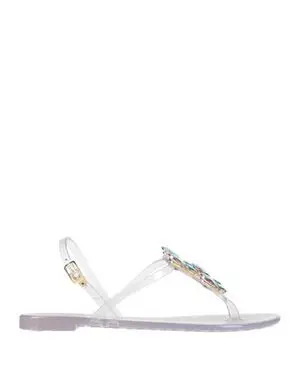 NILA & NILA Embellished Thong Sandals - Transparent