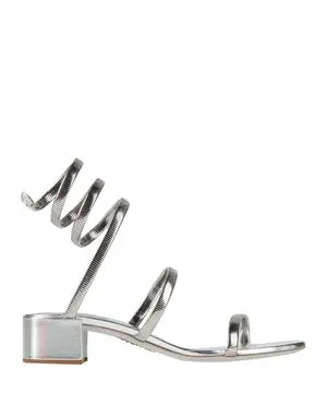 Rene Caovilla Metal Sandals - Silver