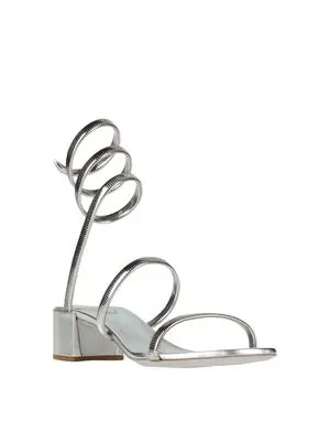 Rene Caovilla Metal Sandals - Silver