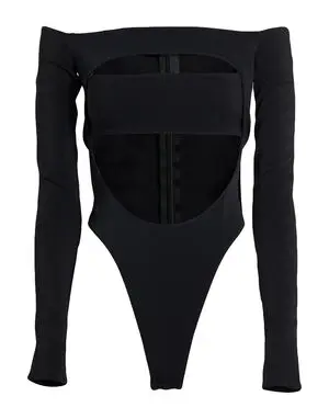 MUGLER Off-the-shoulder Cutout Bodysuit