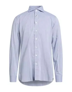 LARDINI Shirt Size Cotton, Wool - Blue