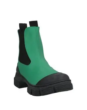 GANNI Ankle Boots In Synthetic Material - Green