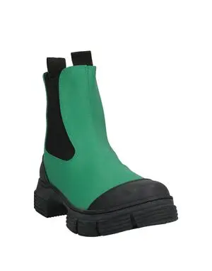 GANNI Ankle Boots In Synthetic Material - Green
