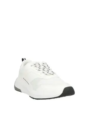PIQUADRO Leather And Textile Fiber Low-top Sneakers