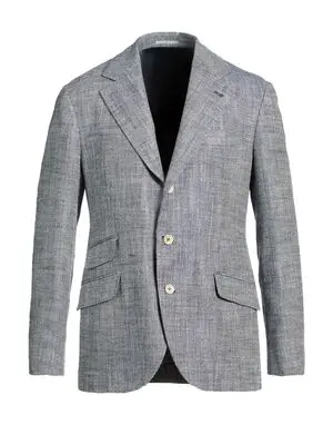 Brunello Cucinelli Blazer Size Silk, Linen, Cotton, Polyamide - Navy