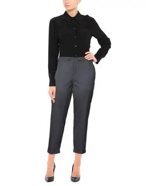 Fabiana Filippi Merino Wool Blend Tapered Leg Trousers - Grey