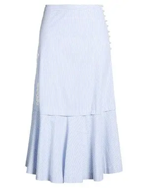 Sandro Striped Flared Maxi Skirt