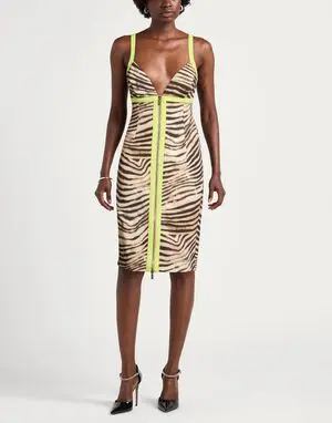 Just Cavalli Midi Dress In Polyester And Elastane