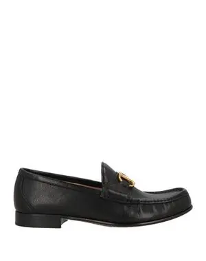 Valentino Garavani Leather Loafers - Black