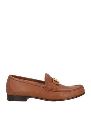 Valentino Garavani Leather Loafers - Brown